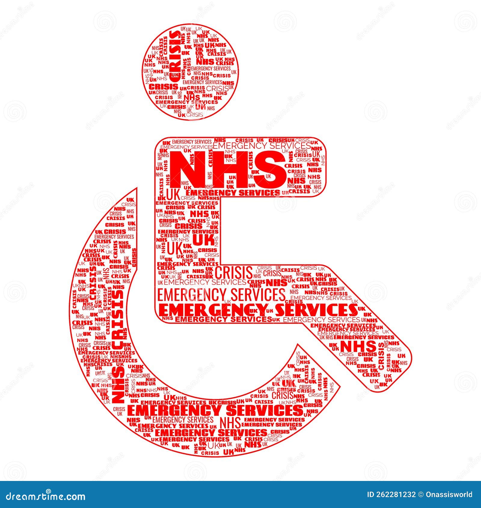 UK NHS Emergency Services Crisis Illustration Background Header ...