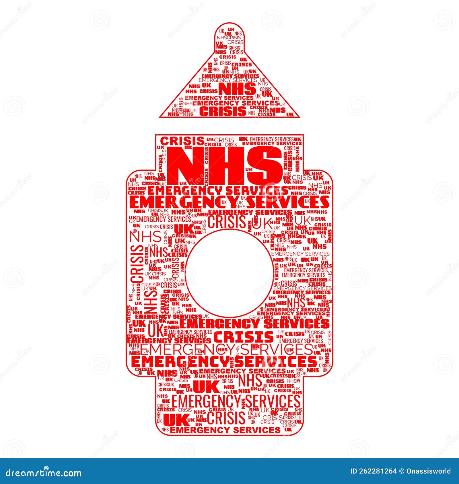 UK NHS Emergency Services Crisis Illustration Background Header ...