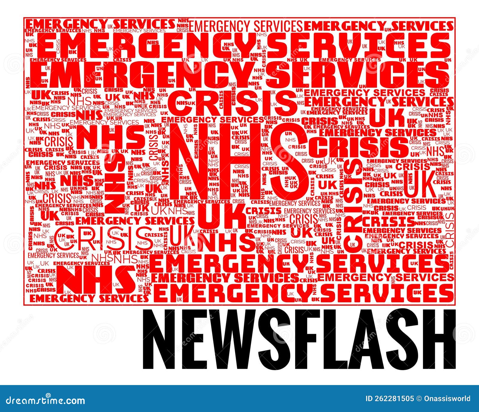 UK NHS Emergency Services Crisis Illustration Background Header ...