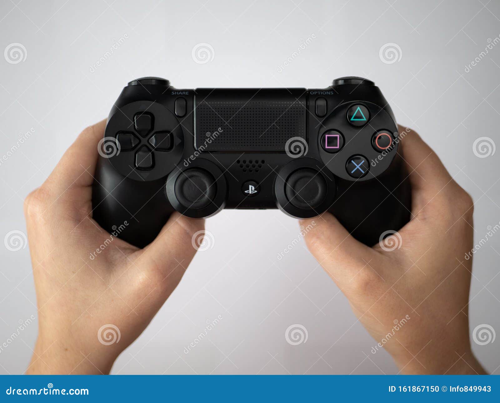 UK, October 2019: Sony Dualshock Playstation 4 Games Console Controller ...