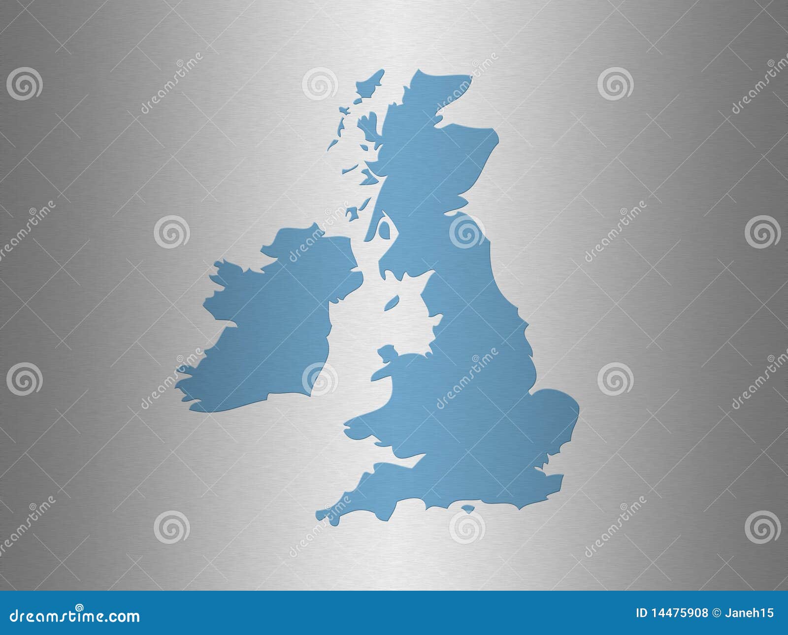 UK Outline Map Stock Photography | CartoonDealer.com #14475908