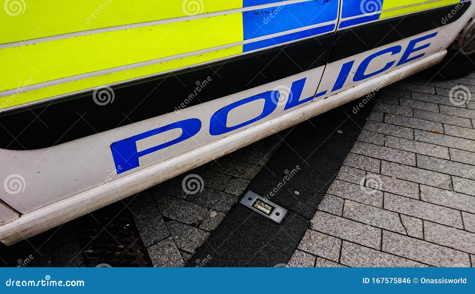 UK Police Van Sign stock photo. Image of police, official - 167575846