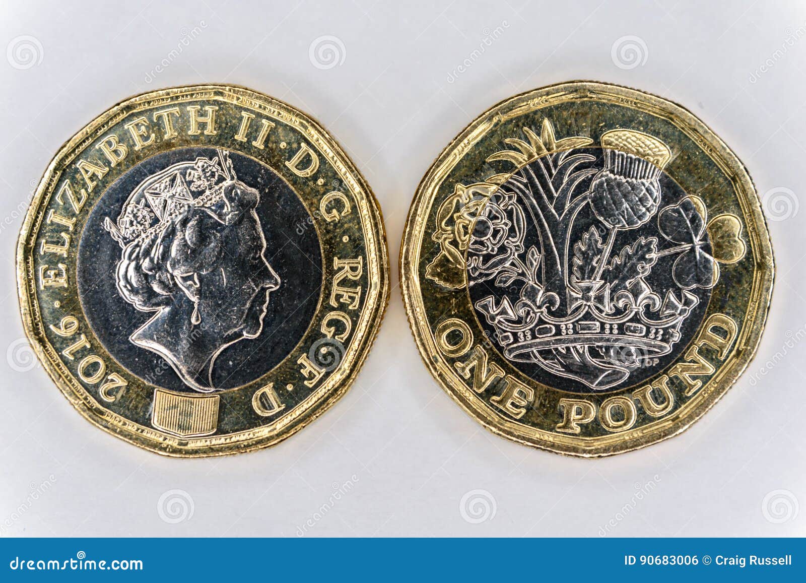Uk pound coin editorial photo. Image of pound, cash, bank - 90683006