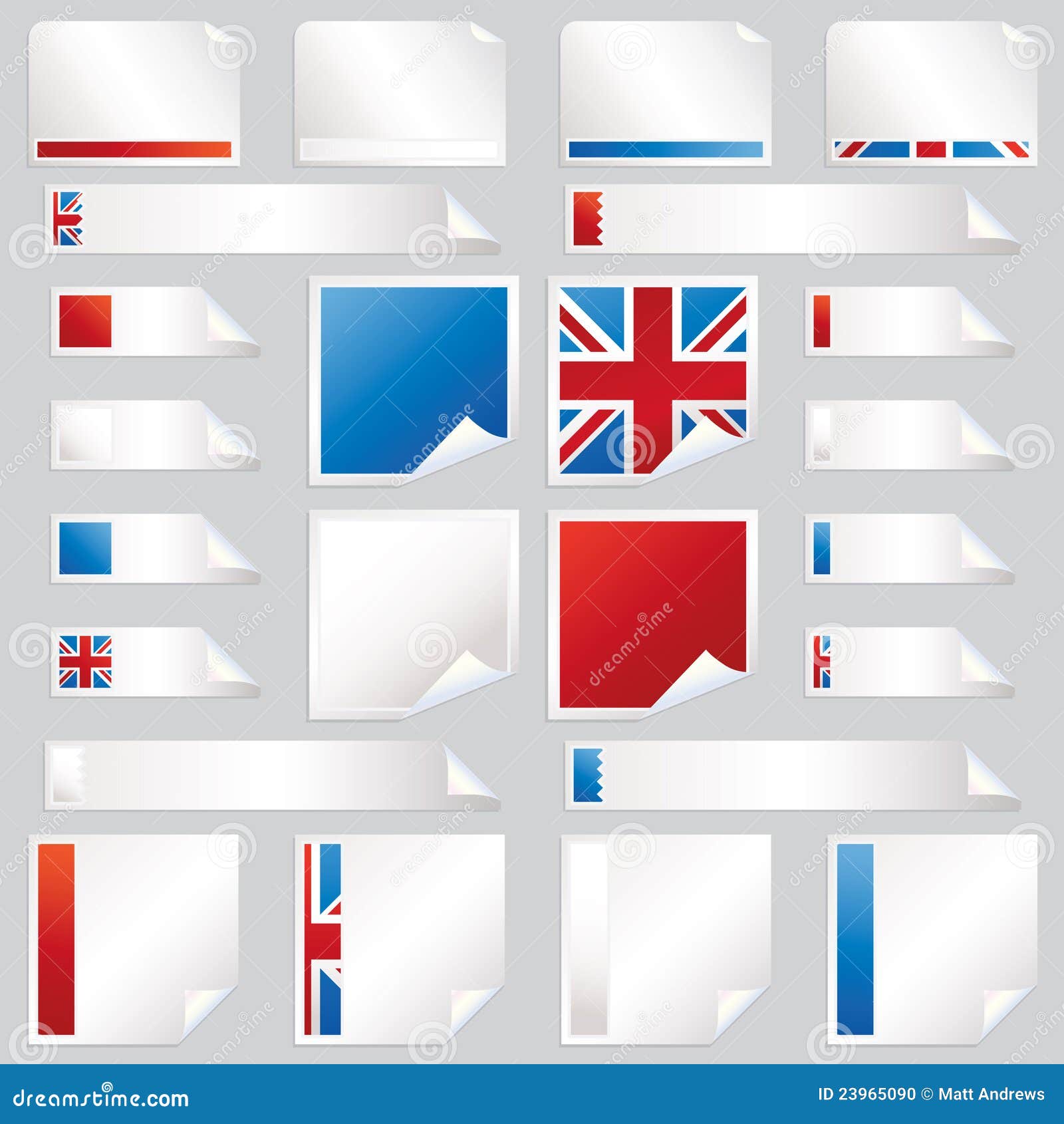 Uk stickers and tabs stock vector. Illustration of space - 23965090