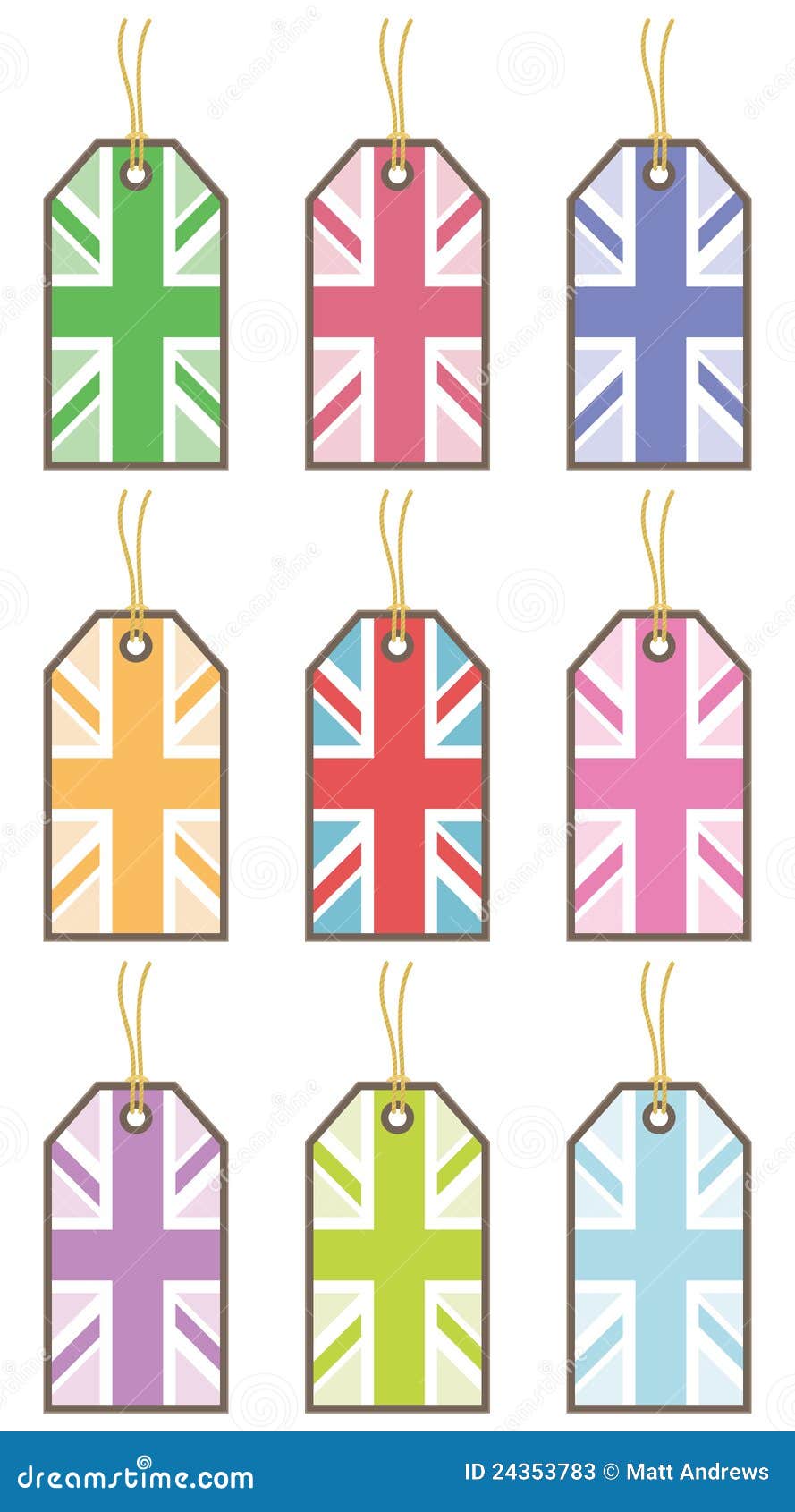 Uk tags stock vector. Illustration of shopping, gift - 24353783