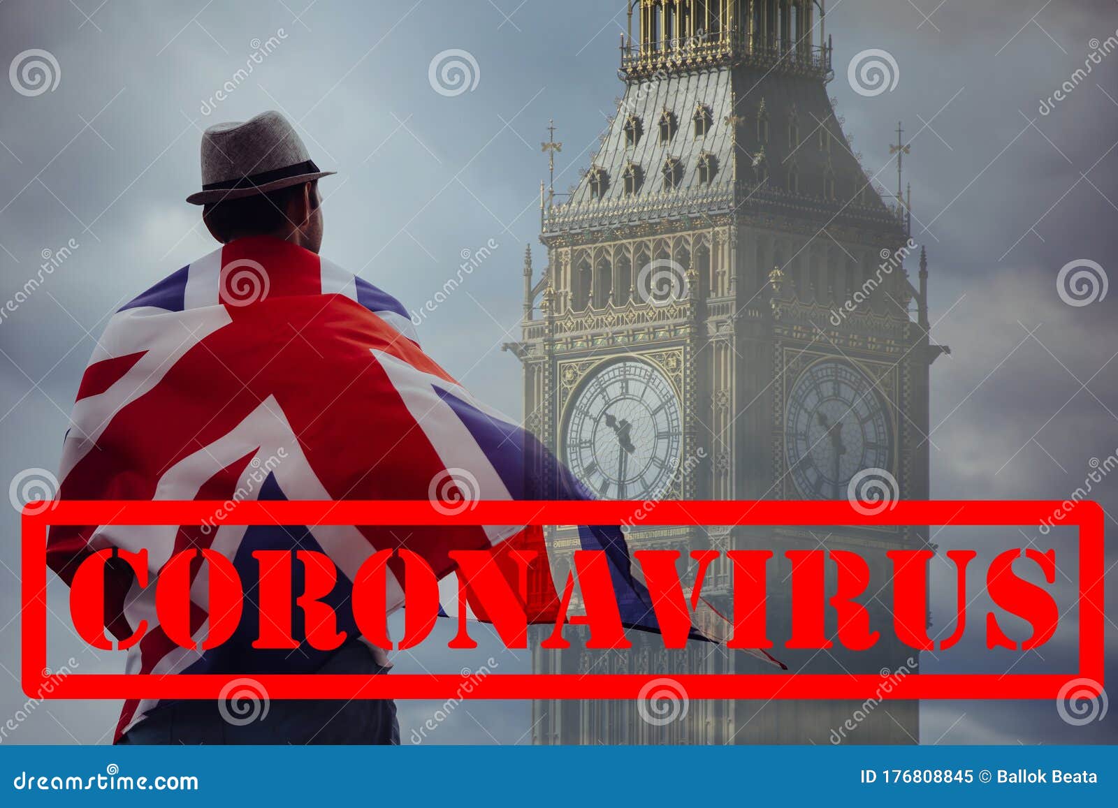 UK Under Quarantine. Representative Image for Covid-19 Outbreak Stock ...