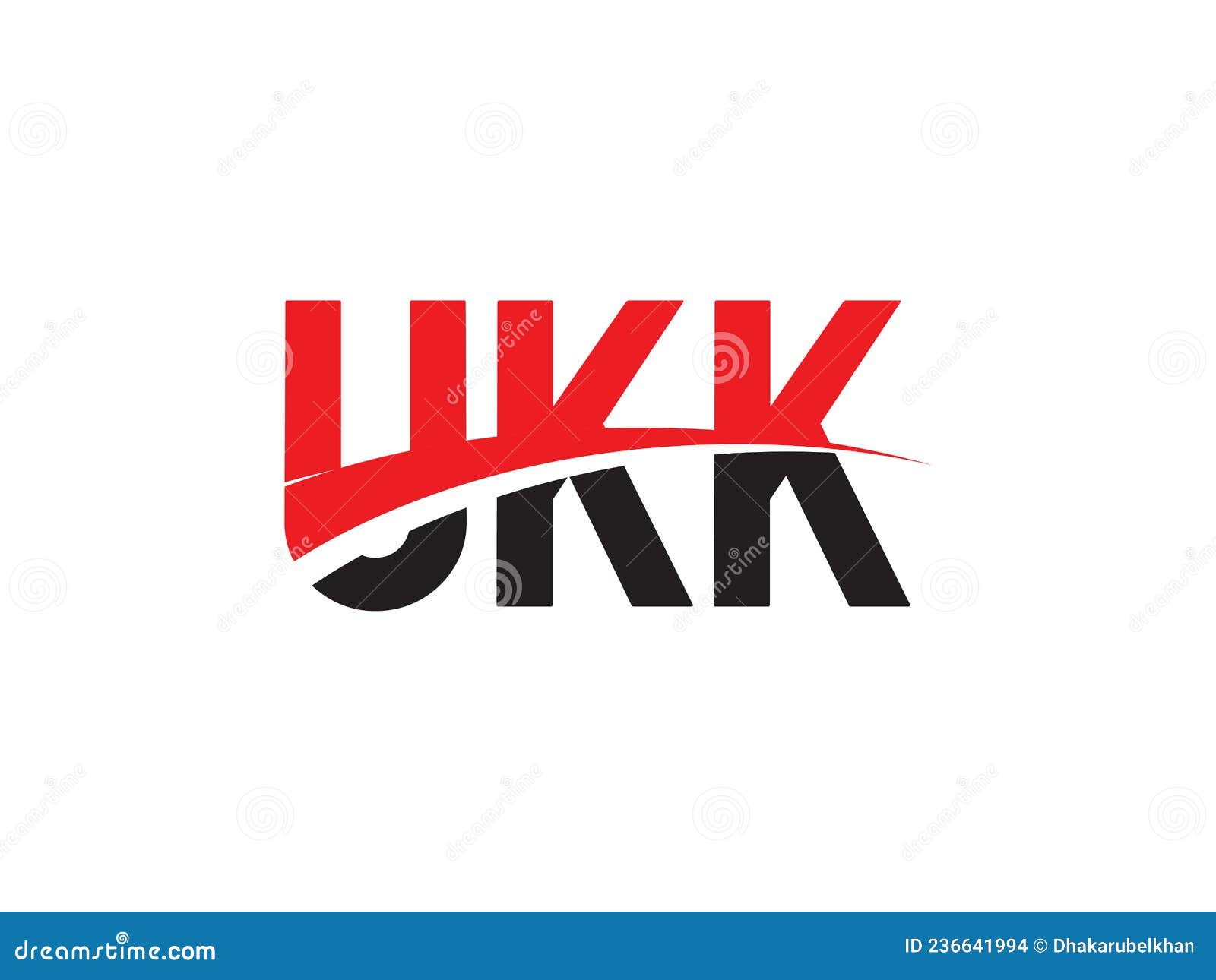 UKK Letter Initial Logo Design Vector Illustration Stock Vector ...