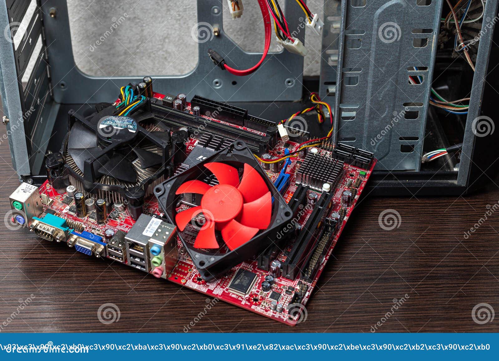 Motherboard_brown Stock Image | CartoonDealer.com #42390025