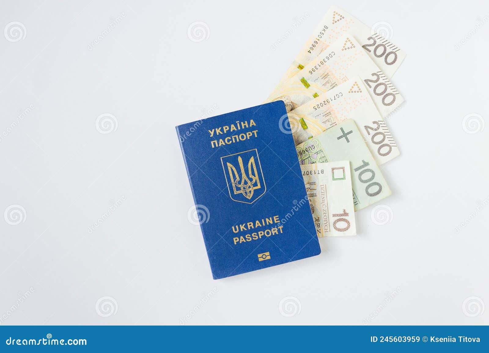Ukraine Biometric Passport With Payment From United Nations To Refugees