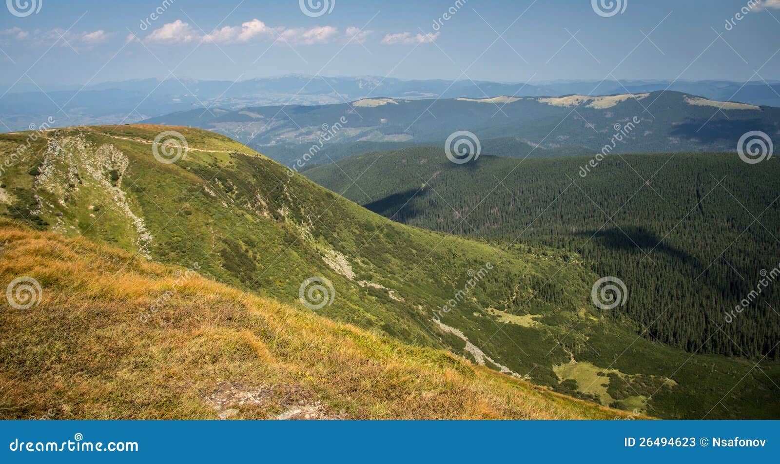Ukraine, Carpathians, Mountain Landscape Stock Image - Image of europe ...