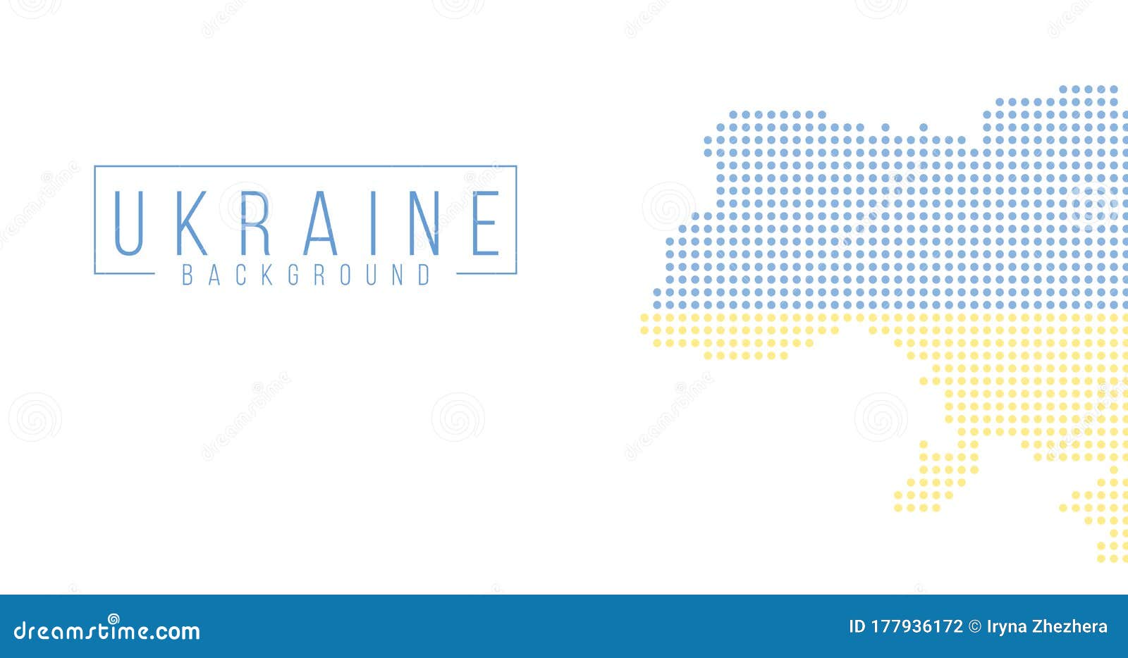 Ukraine Country Map Backgraund Made from Abstract Halftone Dot Pattern ...