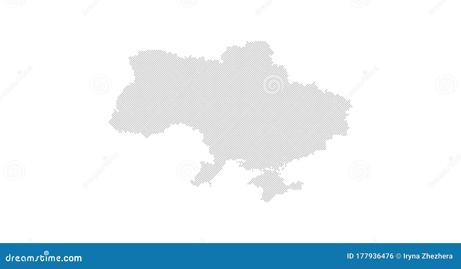Ukraine Country Map Backgraund Made from Abstract Halftone Dot Pattern ...