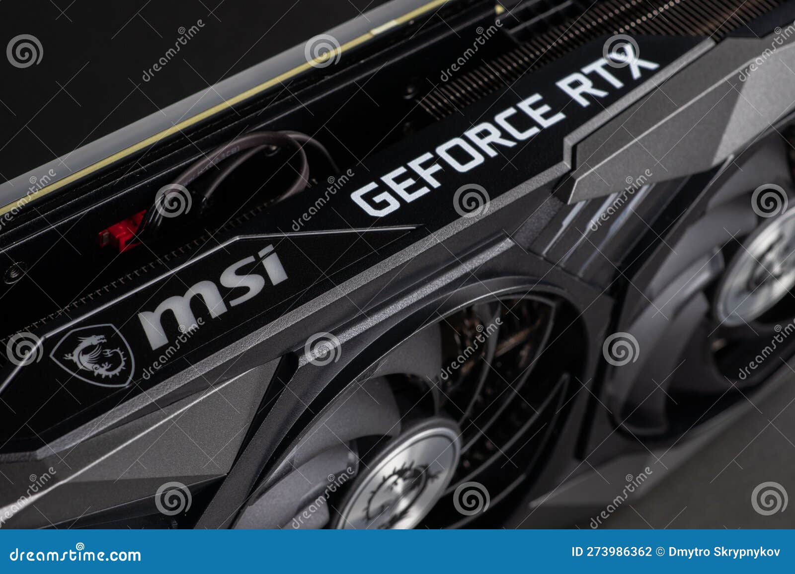 UKRAINE, DNIPRO, FEBRUARY 23, 2023: MSI Geforce RTX Graphics Card ...