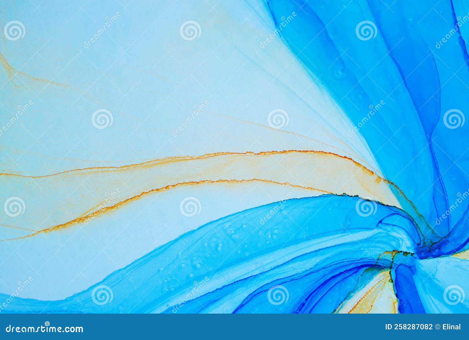 Ukraine Flag Abstract Art, Hand Drawing. No War Stock Illustration ...
