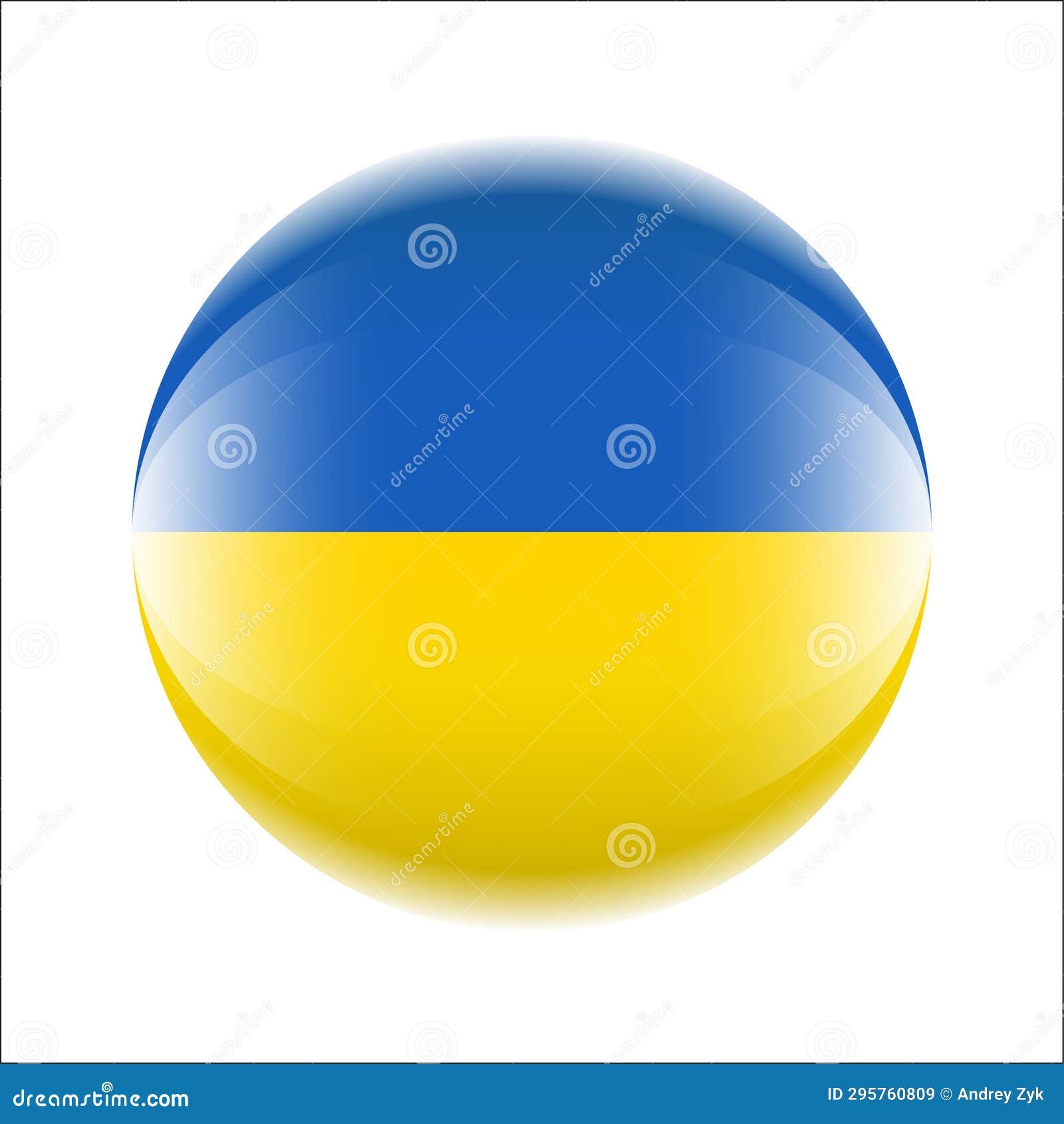 Ukraine flag icon in the stock vector. Illustration of object - 295760809