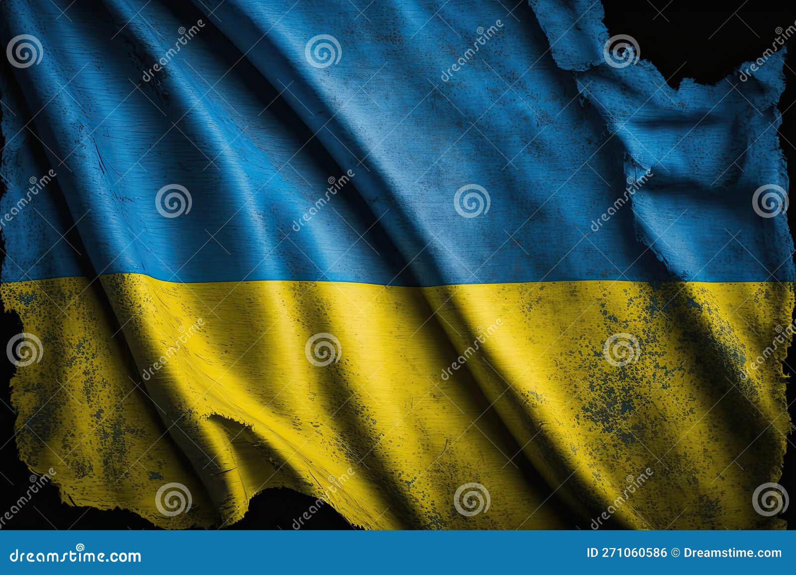 Ukraine Flag. Illustration AI Generative Stock Illustration ...