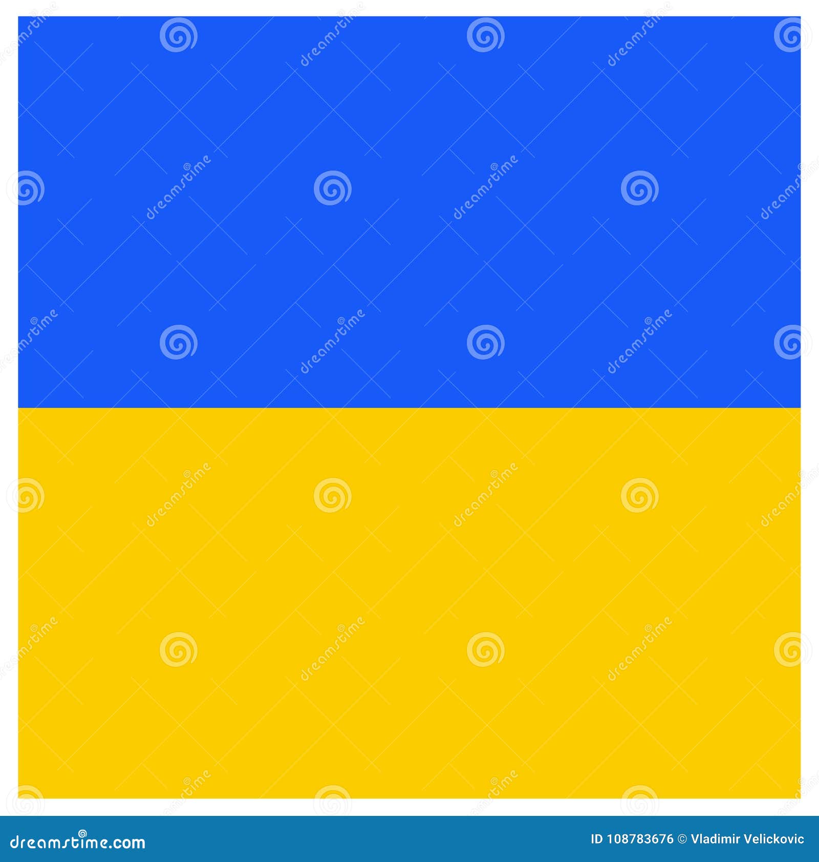 Ukraine Flag - Sovereign State in Eastern Europe Stock Vector ...
