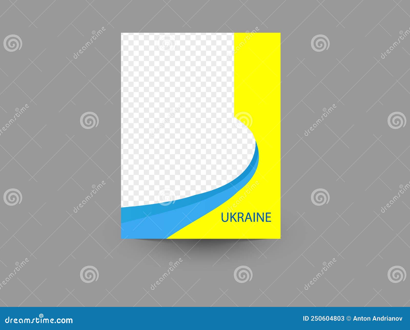 Ukraine, A4 Flyer. Pray for Ukraine Social Media Post Stock Vector ...