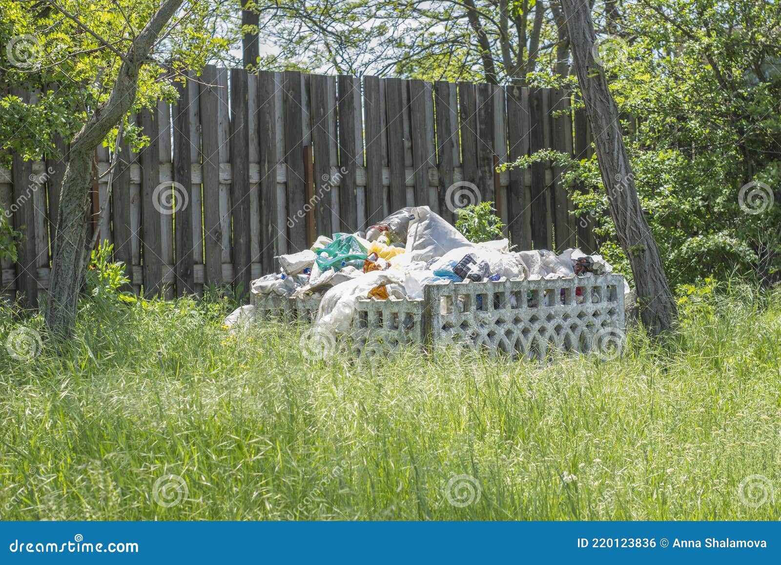 Ukraine, Odessa, Summer 2021. Overcrowded Garbage Dump in the Forest ...