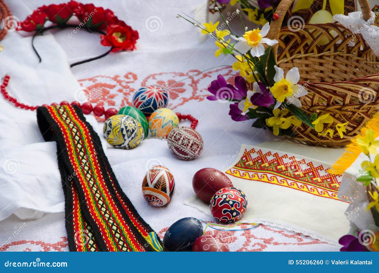 Ukraine Tradition Eggs Easter Stock Photo - Image of celebration ...