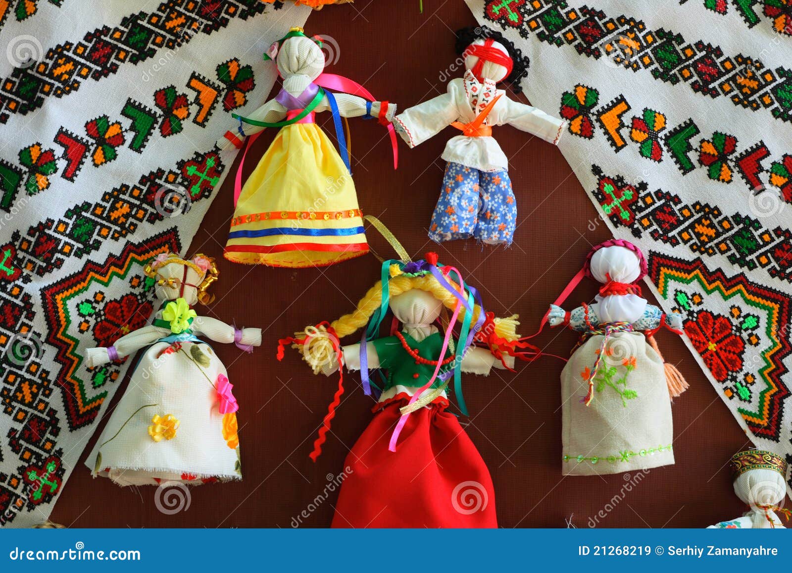 Ukraine traditional dolls stock image. Image of colorful - 21268219