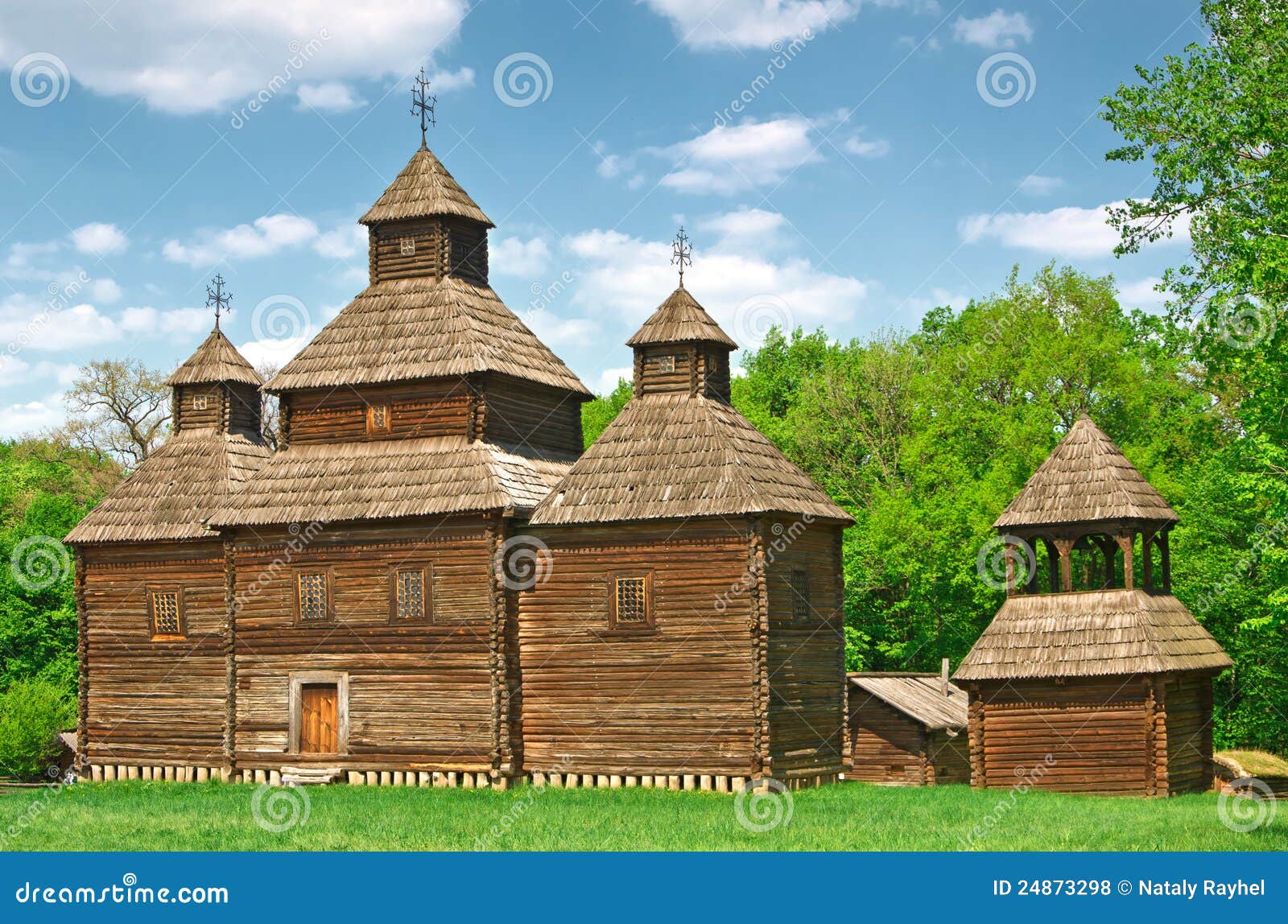 Ukrainian ancient church stock photo. Image of bell, ancient - 24873298