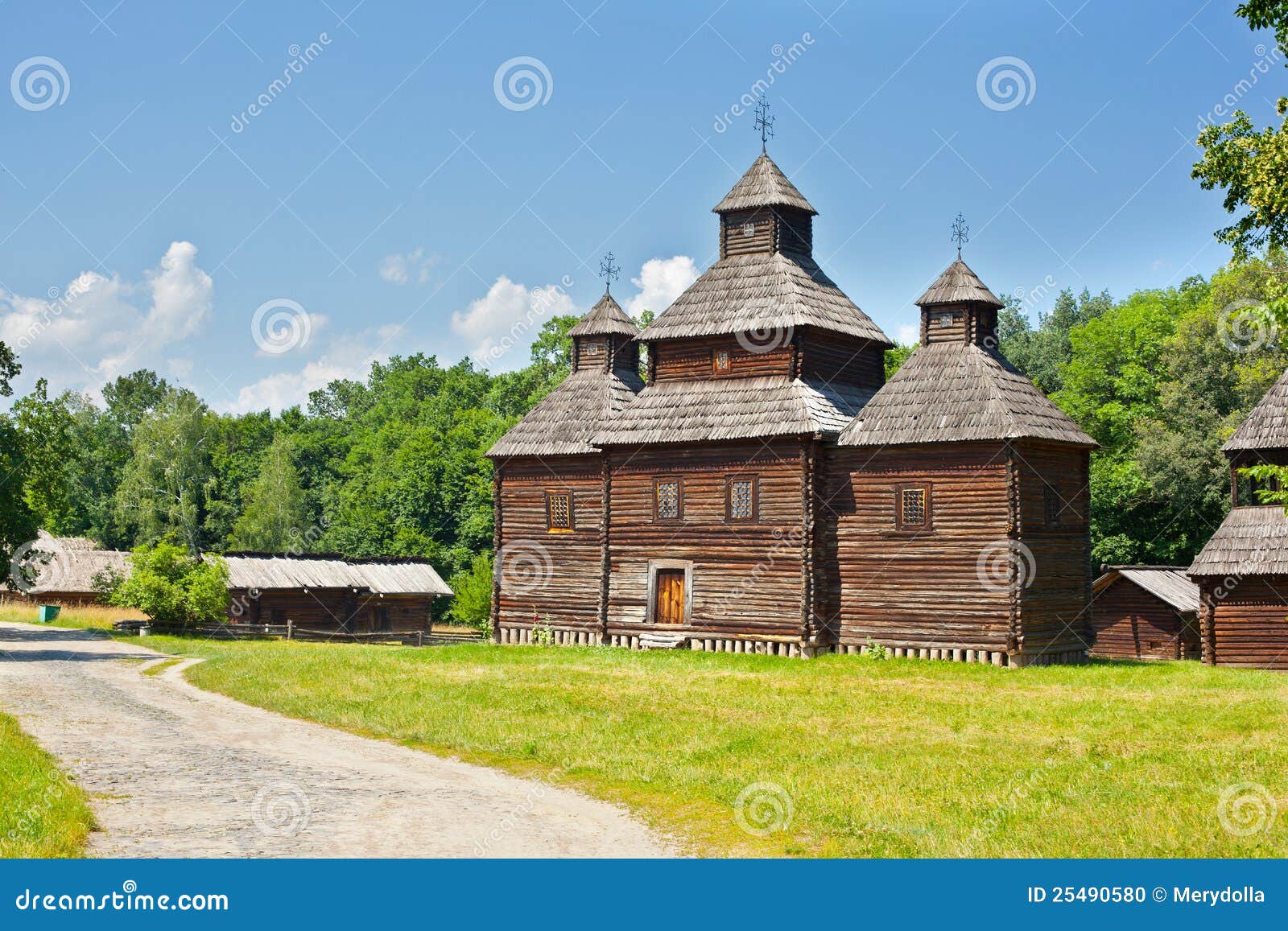 Ukrainian ancient church stock photo. Image of dome, place - 25490580