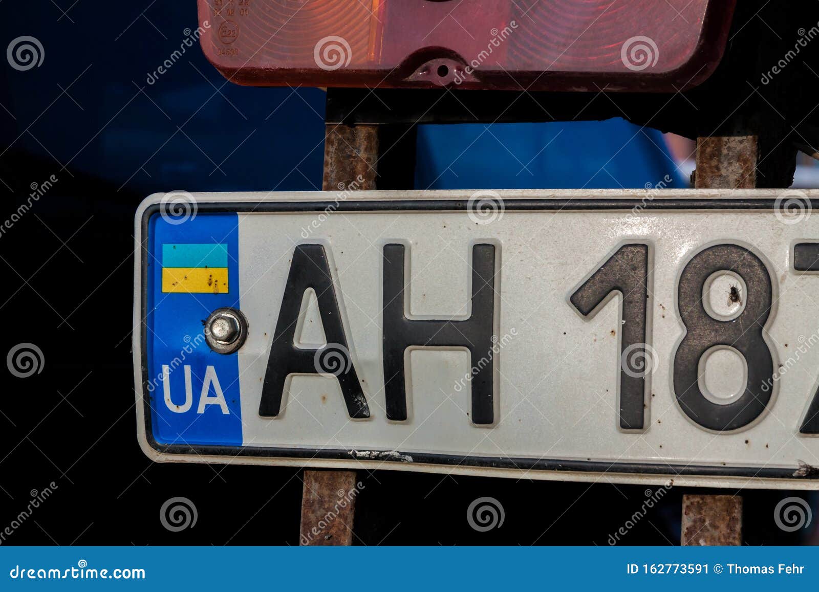 Ukrainian Car Number from Now Stock Image - Image of symbol ...