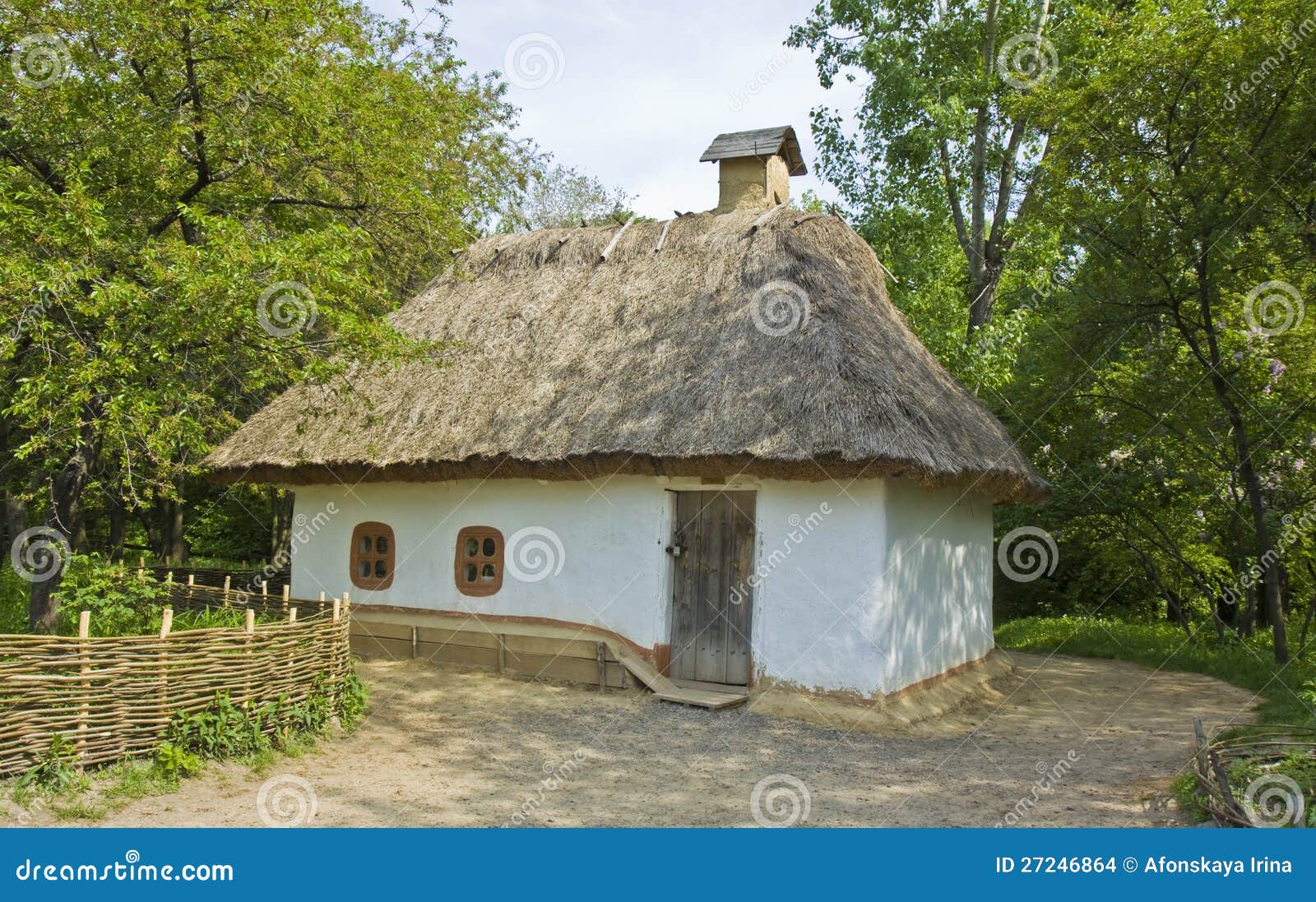 Ukrainian cottage stock photo. Image of residence, home - 27246864