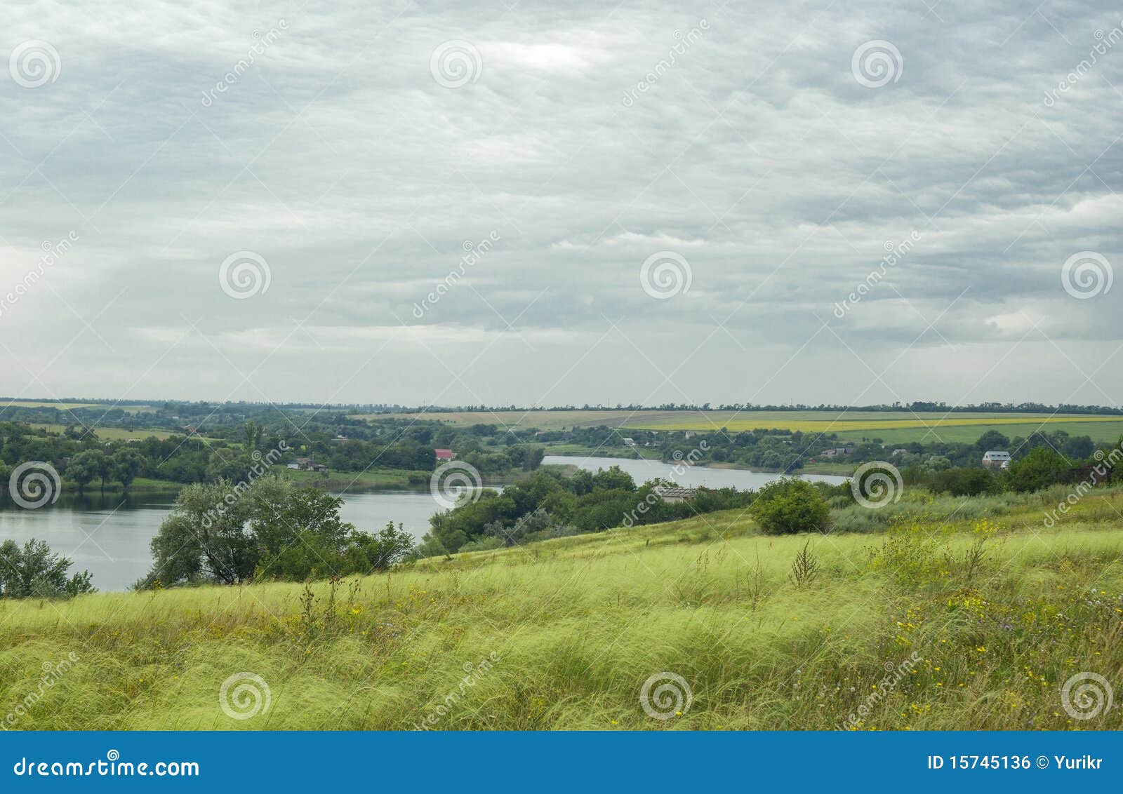 Ukrainian Country Landscape Stock Photo - Image of nature, landscape ...