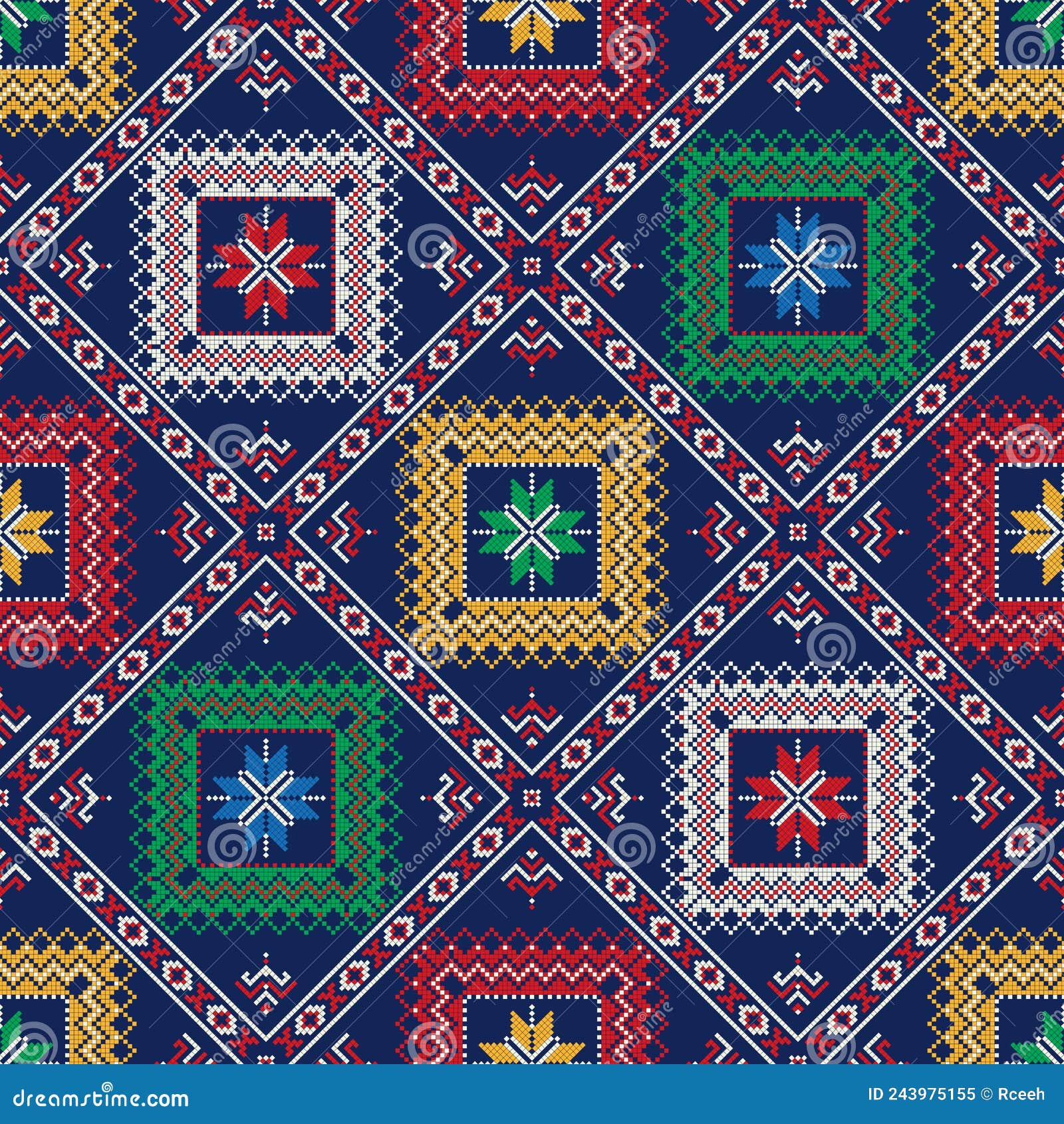 Ukrainian Embroidery Pattern 95 Stock Vector - Illustration of decor ...