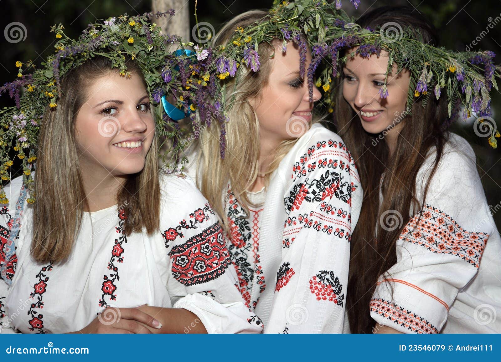 Ukrainian face stock image. Image of looking, embroidery - 23546079