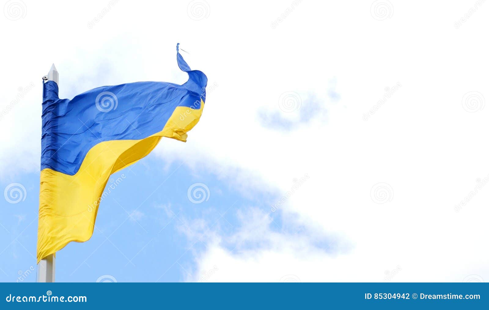 Ukrainian flag stock photo. Image of blue, flag, ukrainian - 85304942