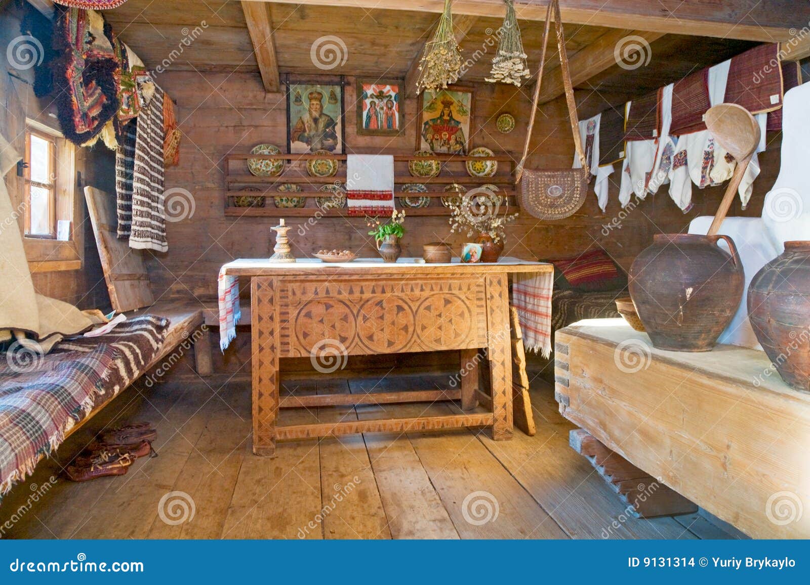 Medieval Peasant Houses Interior