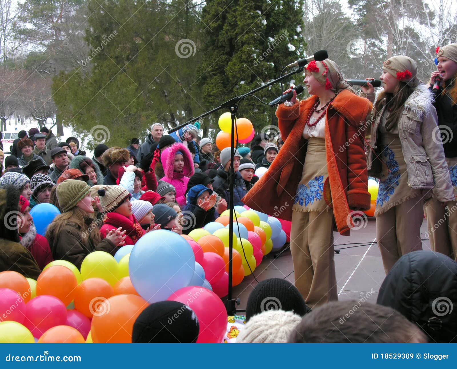 Ukrainian Holiday Maslenitsa (pancake Week) Editorial Stock Image ...