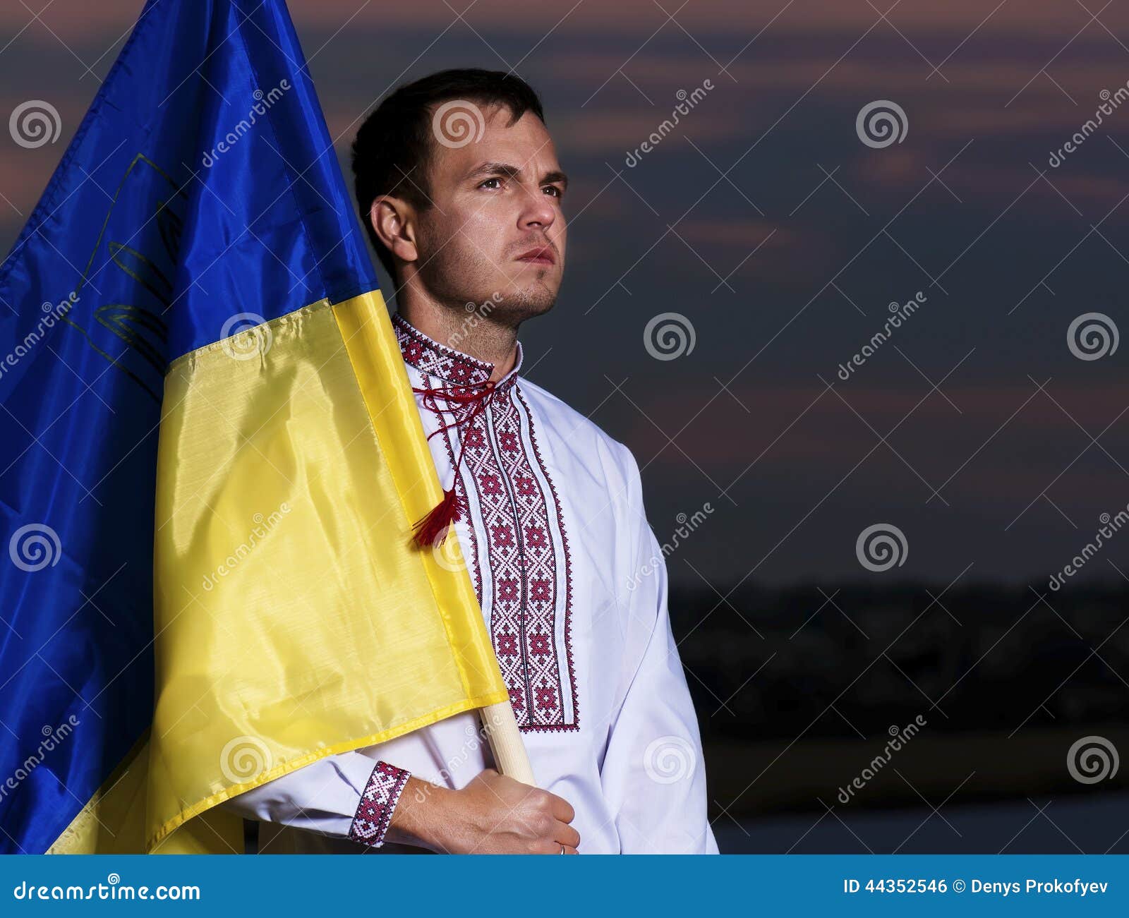 Ukrainian man stock photo. Image of independence, embroidery - 44352546