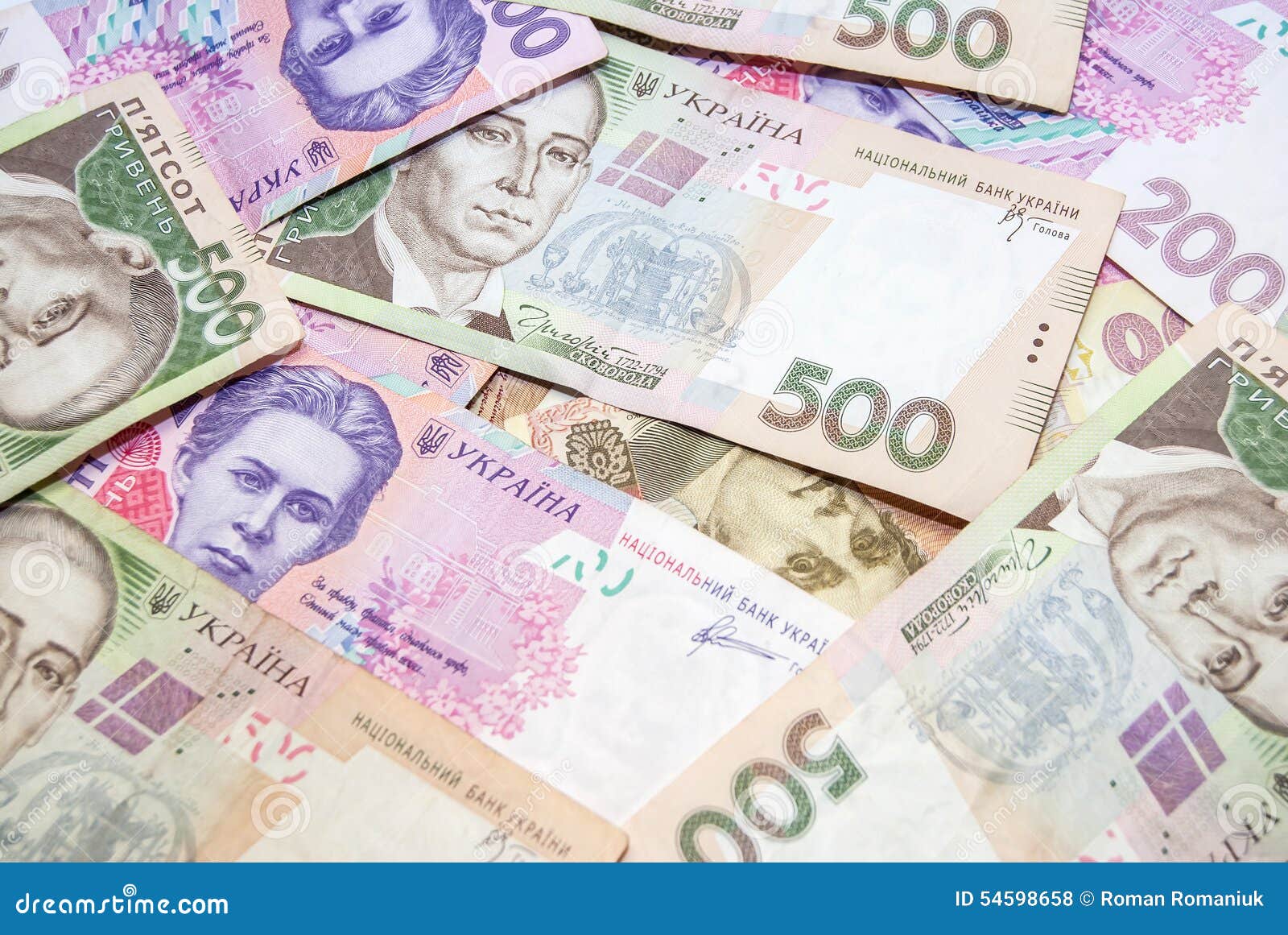 Ukrainian money - UAH stock photo. Image of hryvna, banking - 54598658