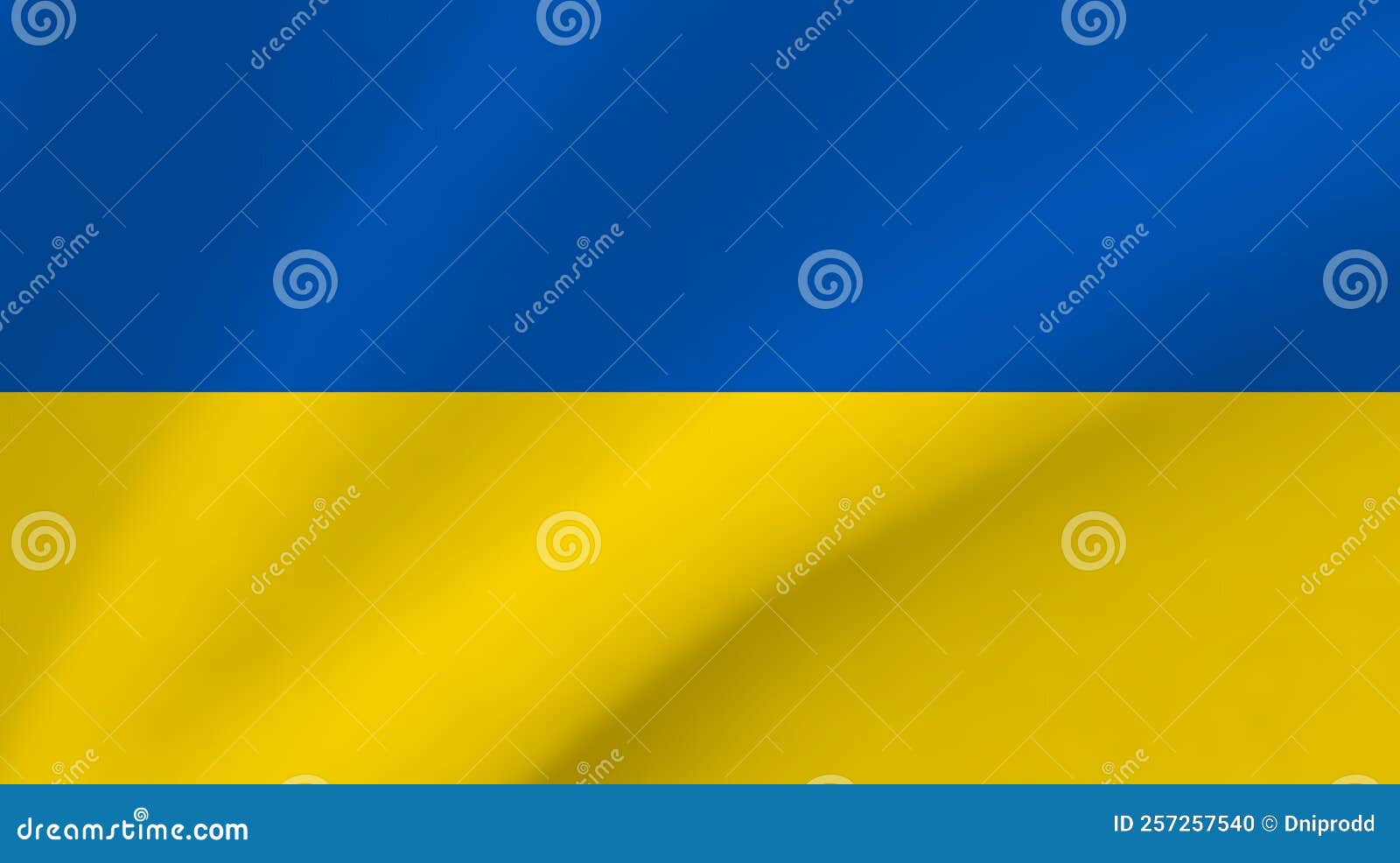 Ukrainian national flag stock vector. Illustration of partnership ...