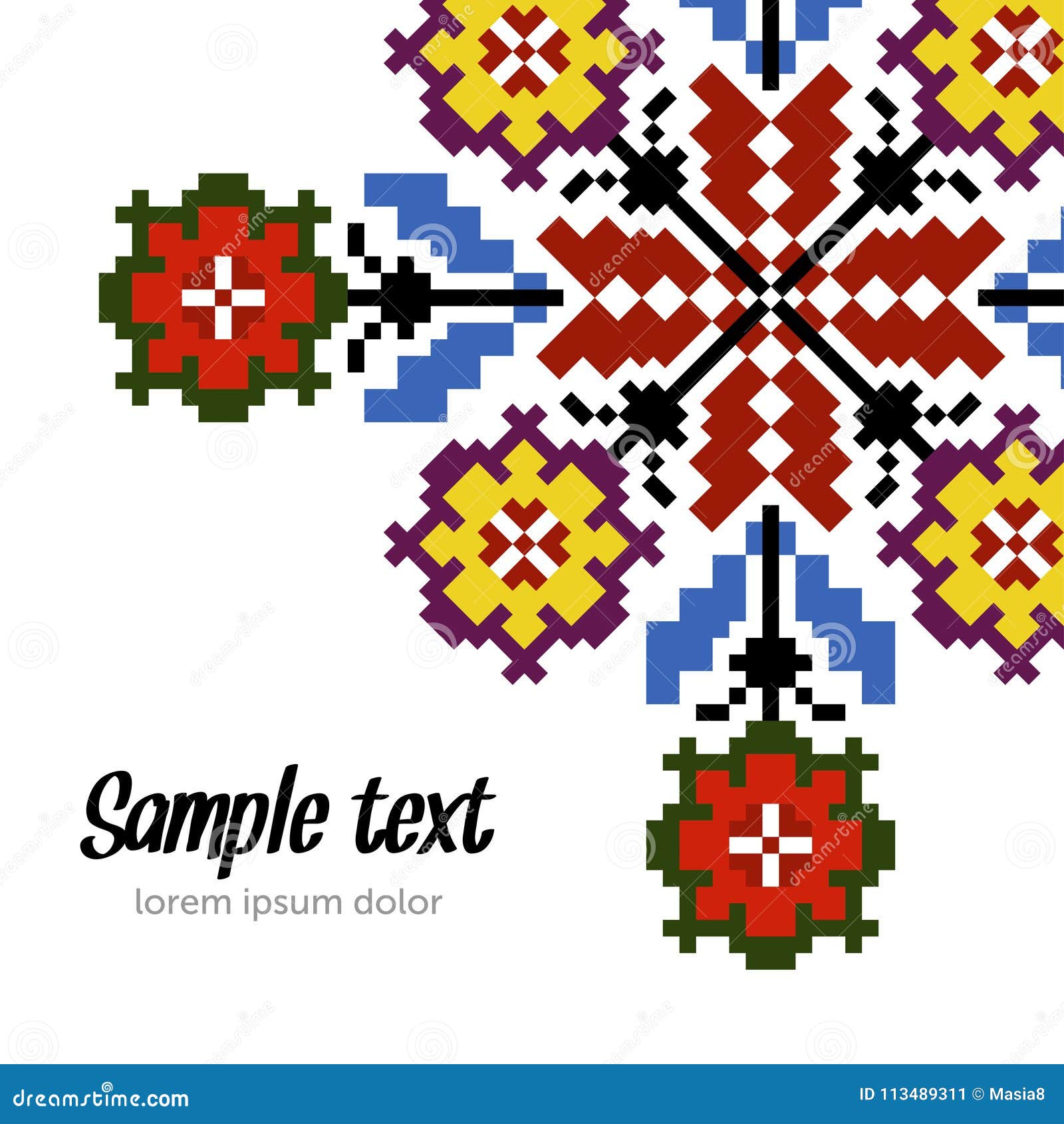 Ukrainian National Pattern, Vector Stock Vector - Illustration of ...