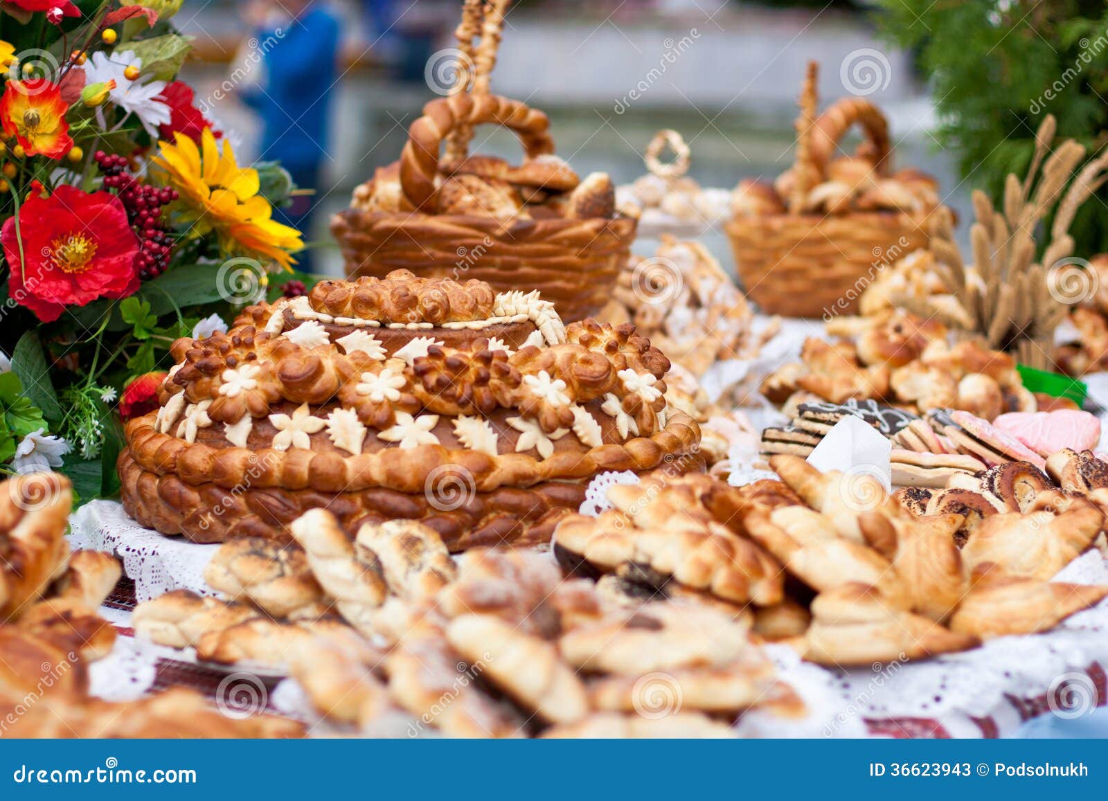 Ukrainian National Wedding Sweets Stock Image - Image of agriculture ...