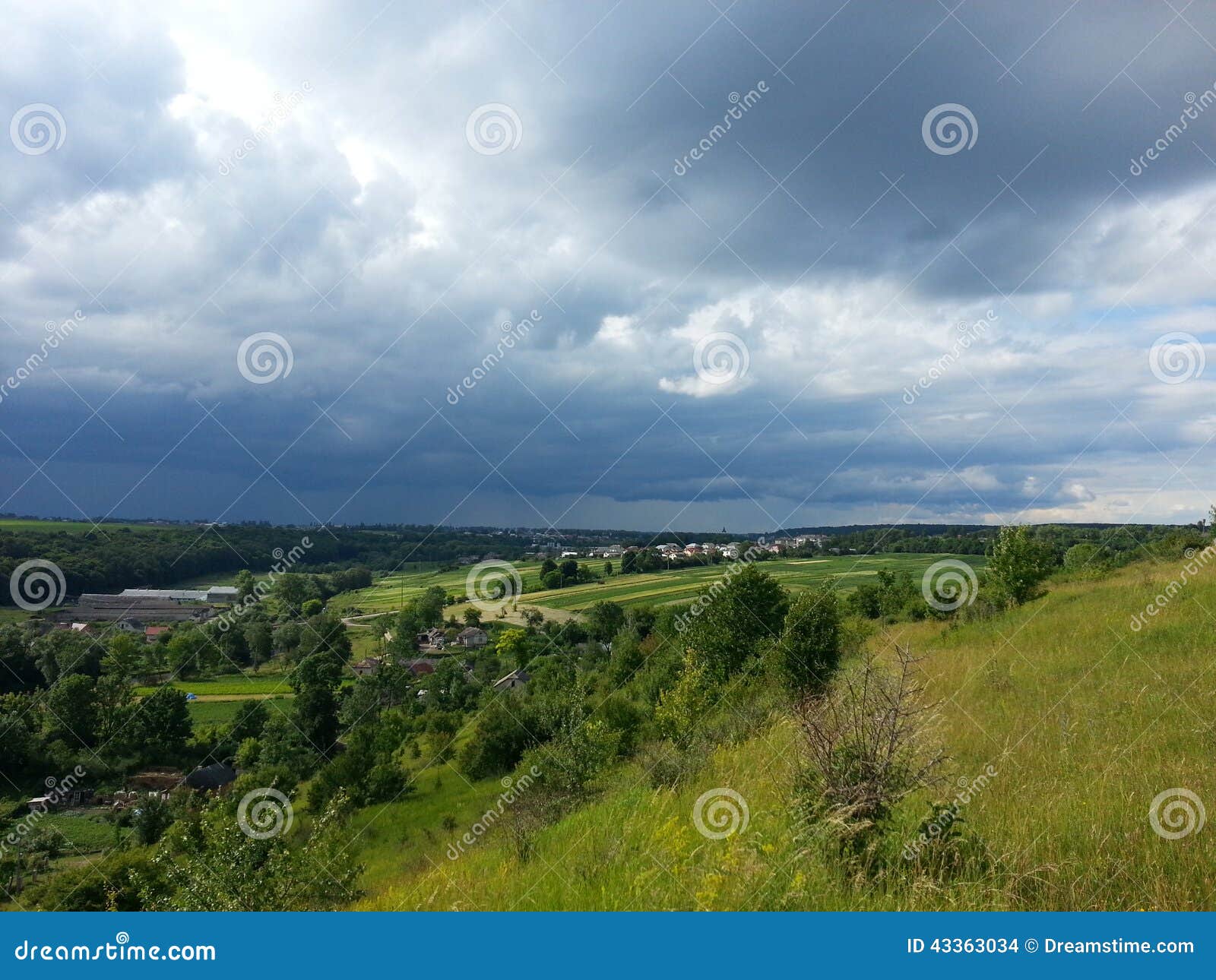 Ukrainian nature stock photo. Image of ukrainian, horizon - 43363034