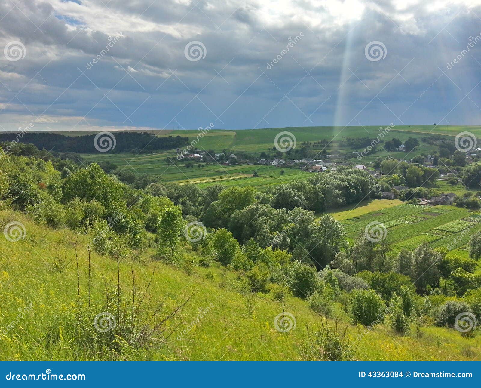 Ukrainian nature stock photo. Image of plain, landscape - 43363084