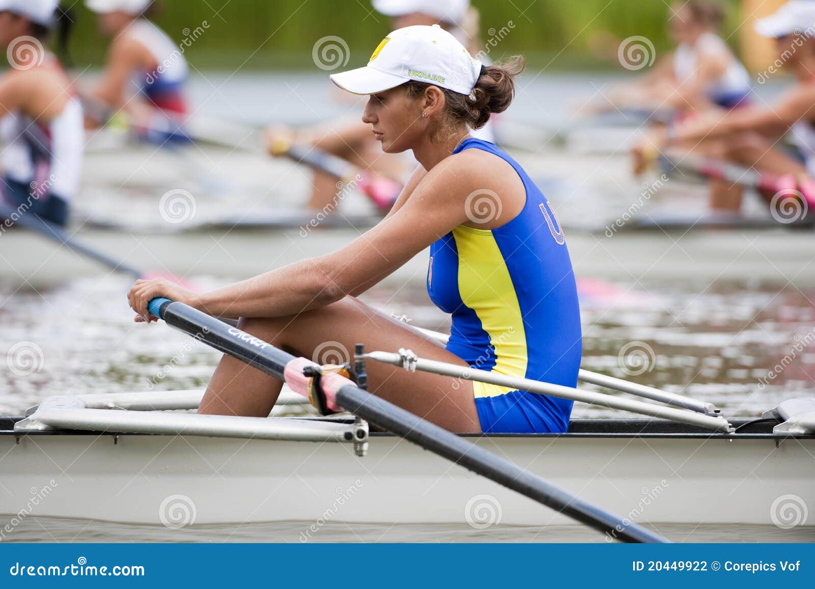 Ukrainian Rower Concentrates Editorial Photography - Image of quadruple ...