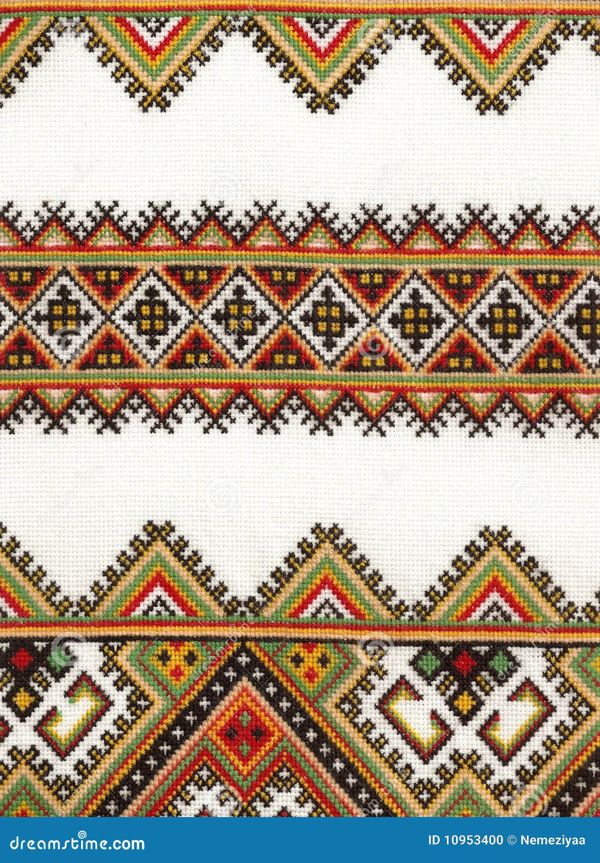 Ukrainian rushnik stock photo. Image of frame, folk, painting - 10953400