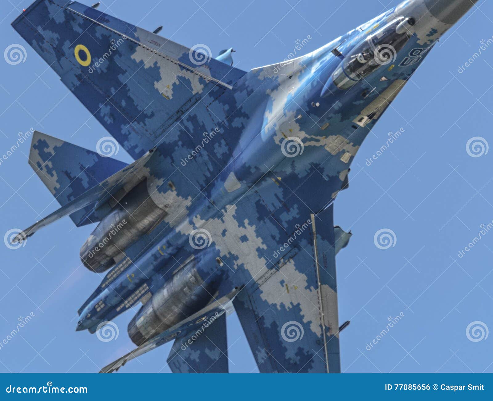 Ukrainian Sukhoi Su-27 Flanker Editorial Photo - Image of display ...