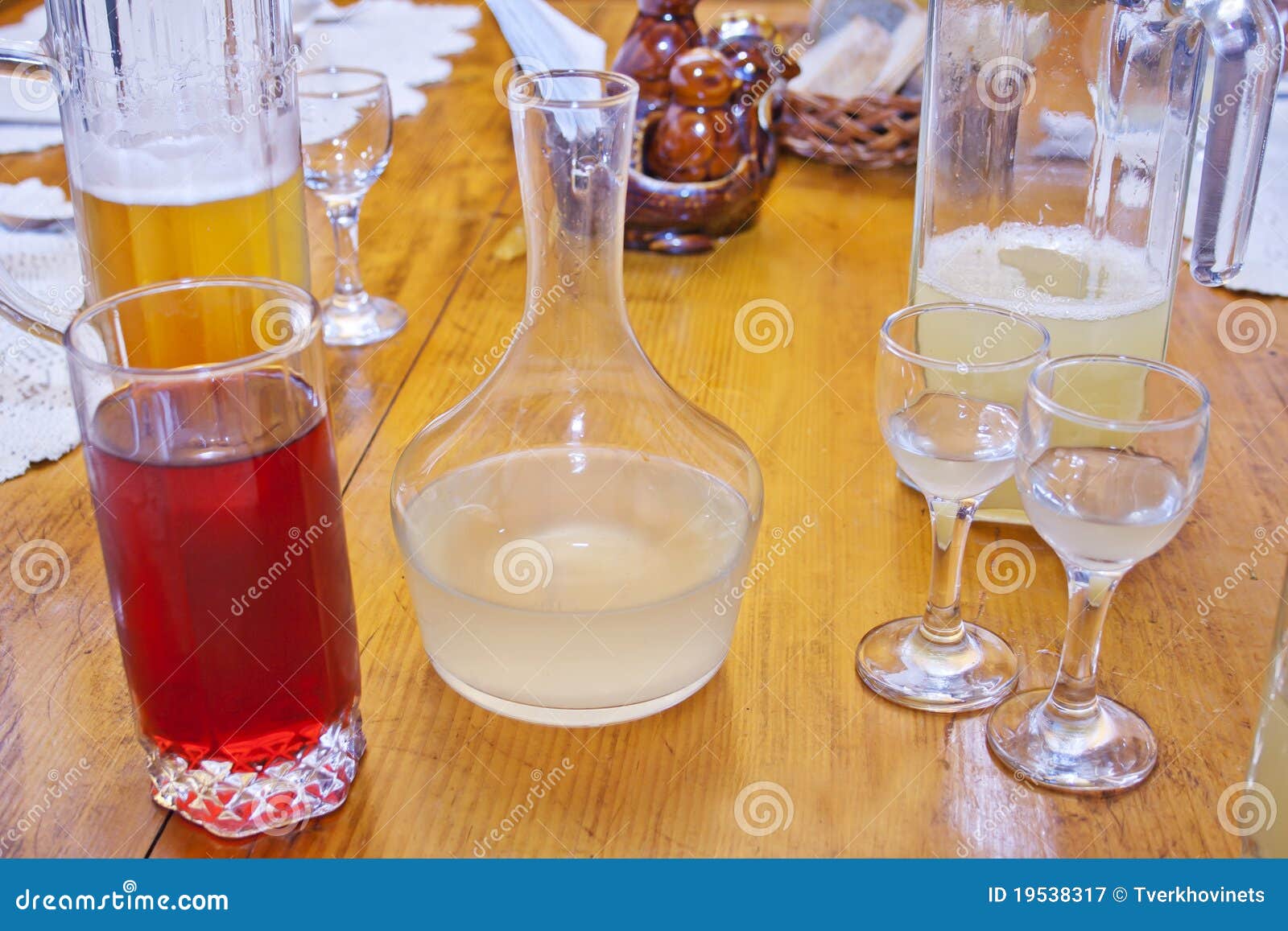 Ukrainian Traditional Drinks Stock Image - Image of wooden, juice: 19538317