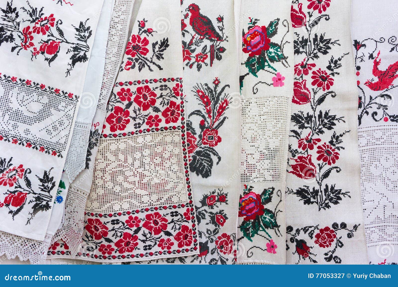 Ukrainian Traditional Embroidery Patterns Royalty-Free Stock Photo ...