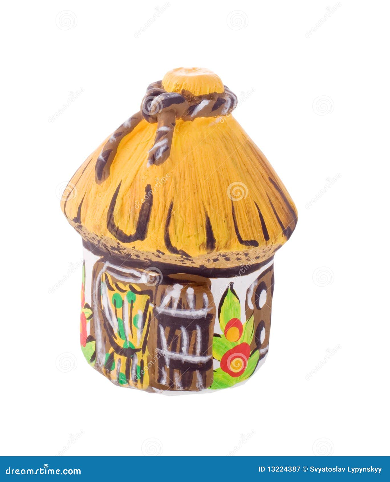 Ukrainian Traditional Pottery Ceramics with Text Stock Image - Image of ...