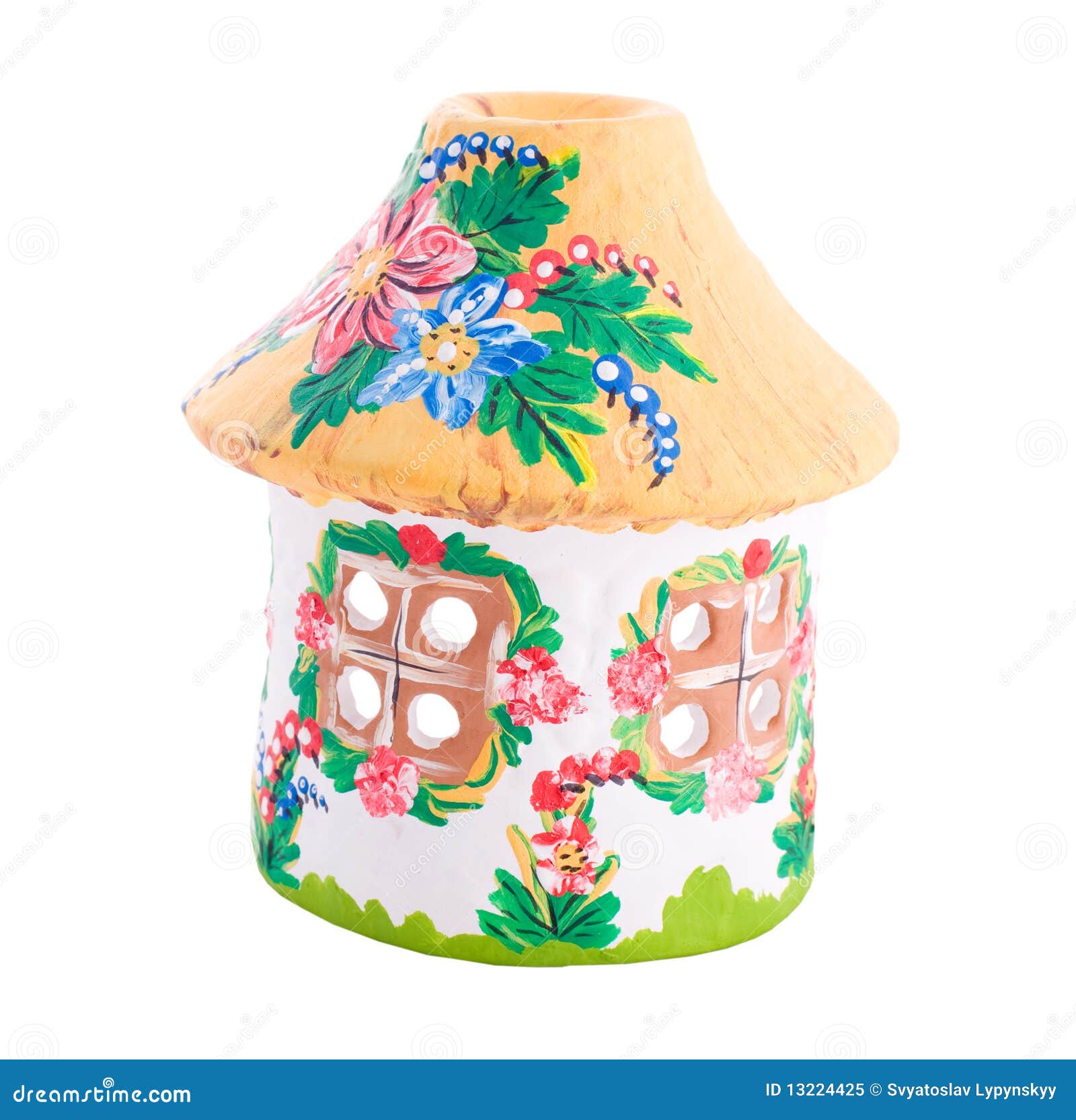 Ukrainian Traditional Pottery Ceramics with Text Stock Image - Image of ...