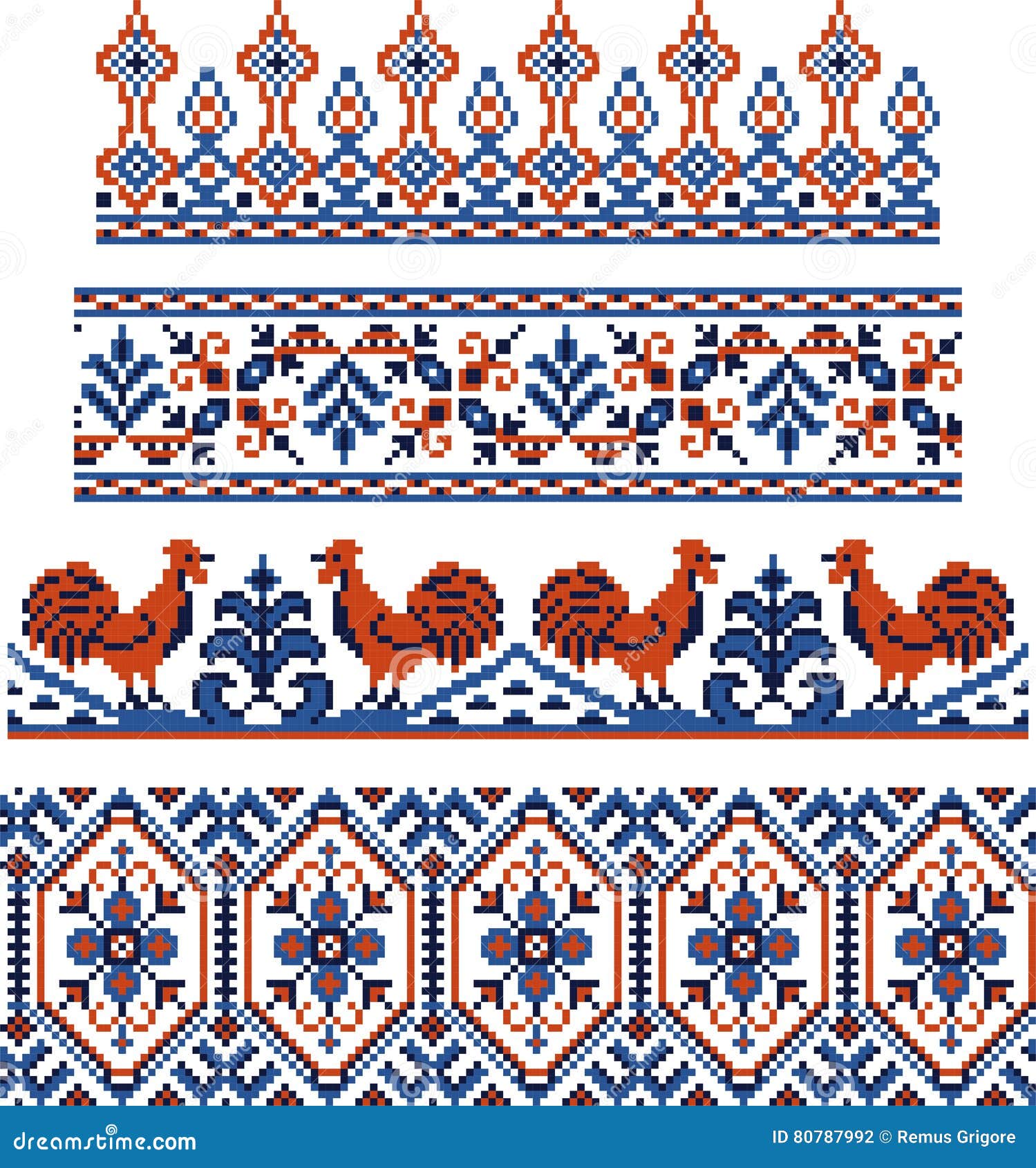 Ukrainian Traditional Themes - Cdr Format Stock Vector - Illustration ...